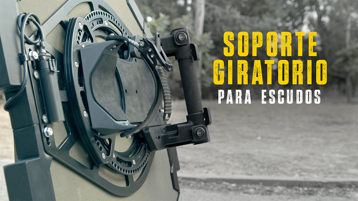 KNAPCORE – Exclusive 360° rotating shield grip patent